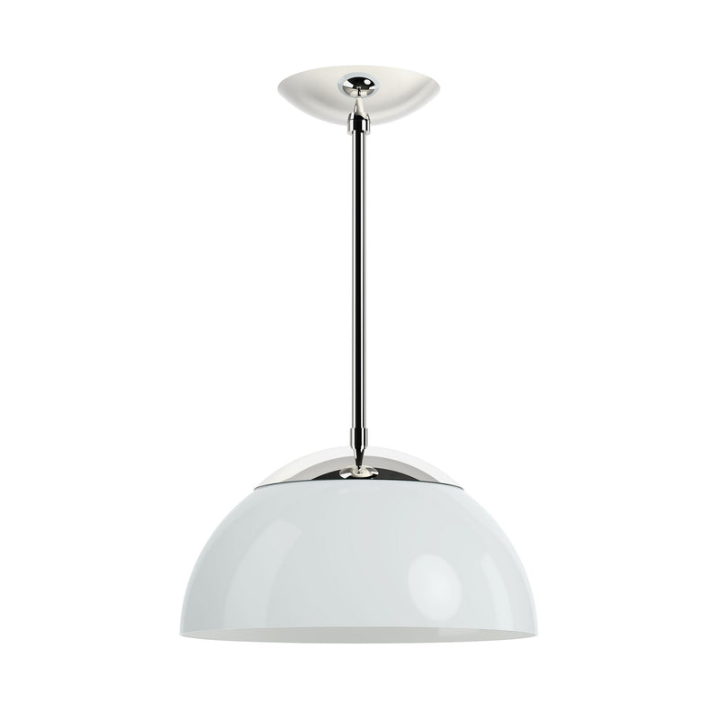 Color Cadbury Dome Pendant 12"