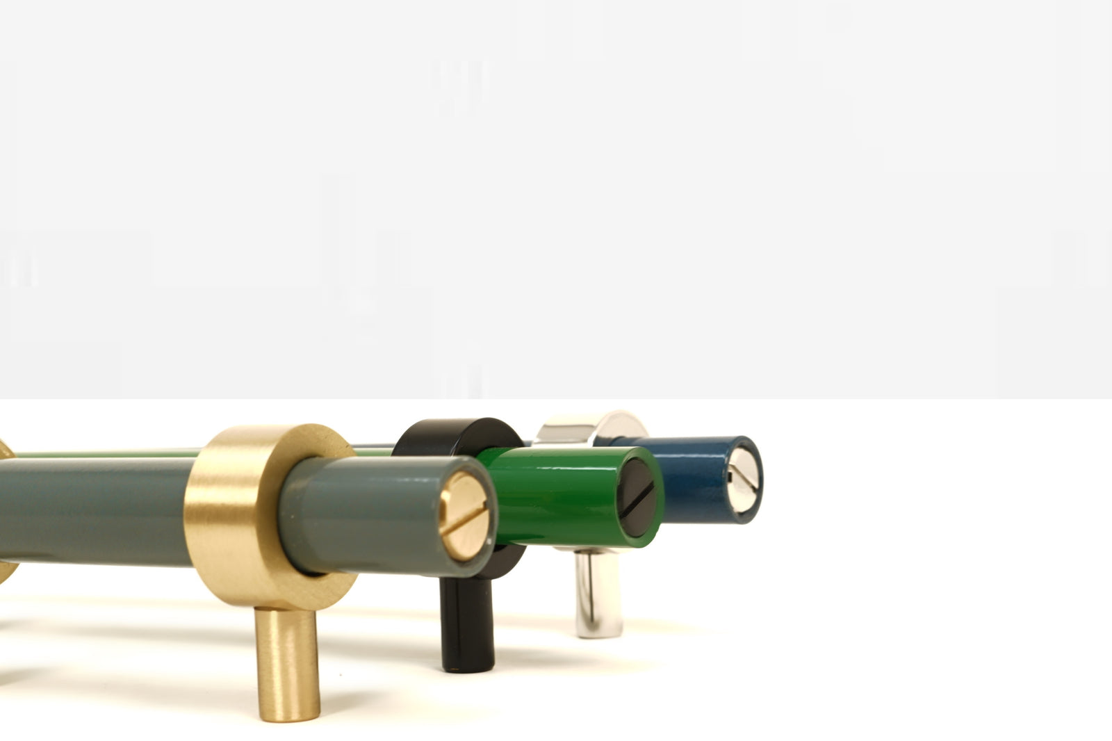 Color Caliber Pull Hardware - Black