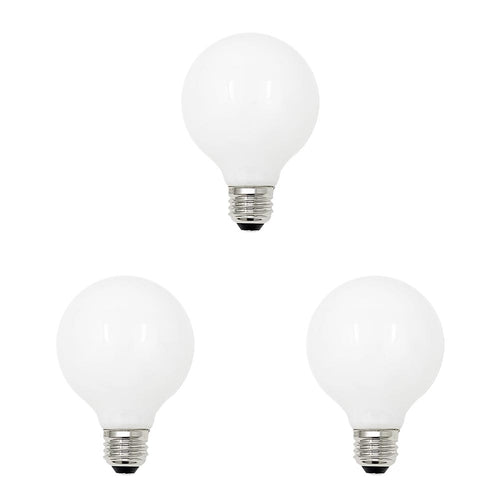 LED Bulb - G25 - 3000K - 500 Lumens - 3 Pack