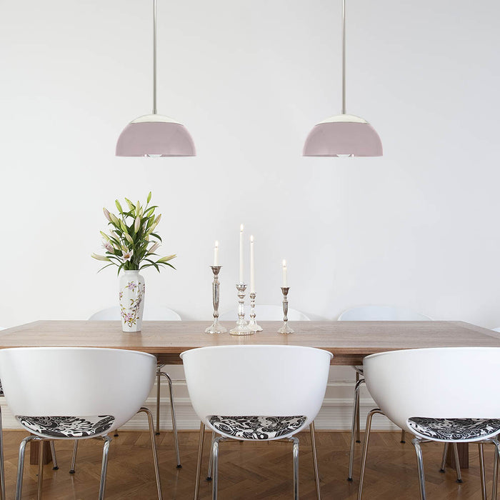 Color Cadbury Dome Pendant 12"