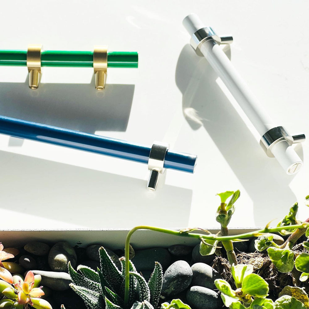 Color Caliber Pull Hardware - Brass