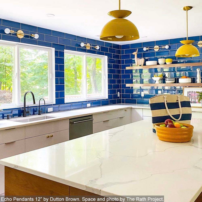 Color Echo Dome Pendant 12"